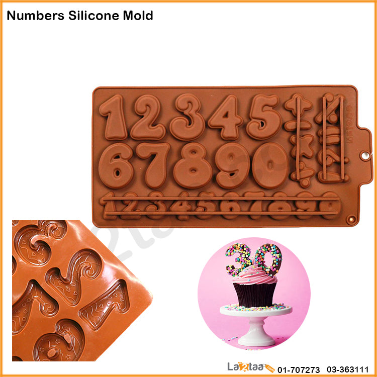 Numerical Silicone Mold – La2taa