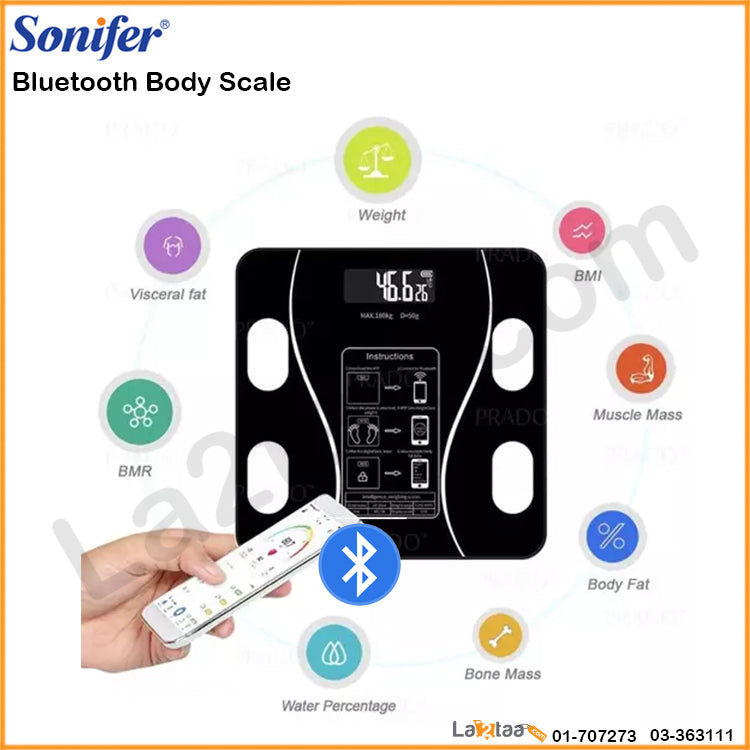Sonifer-Bluetooth Body Scale – La2taa