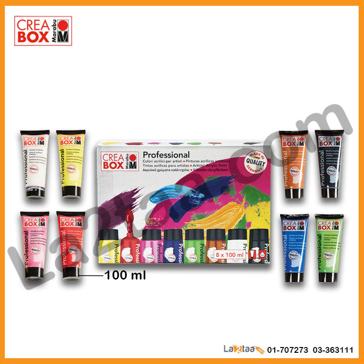 Crea Box - Acrylic Paint Colors – La2taa